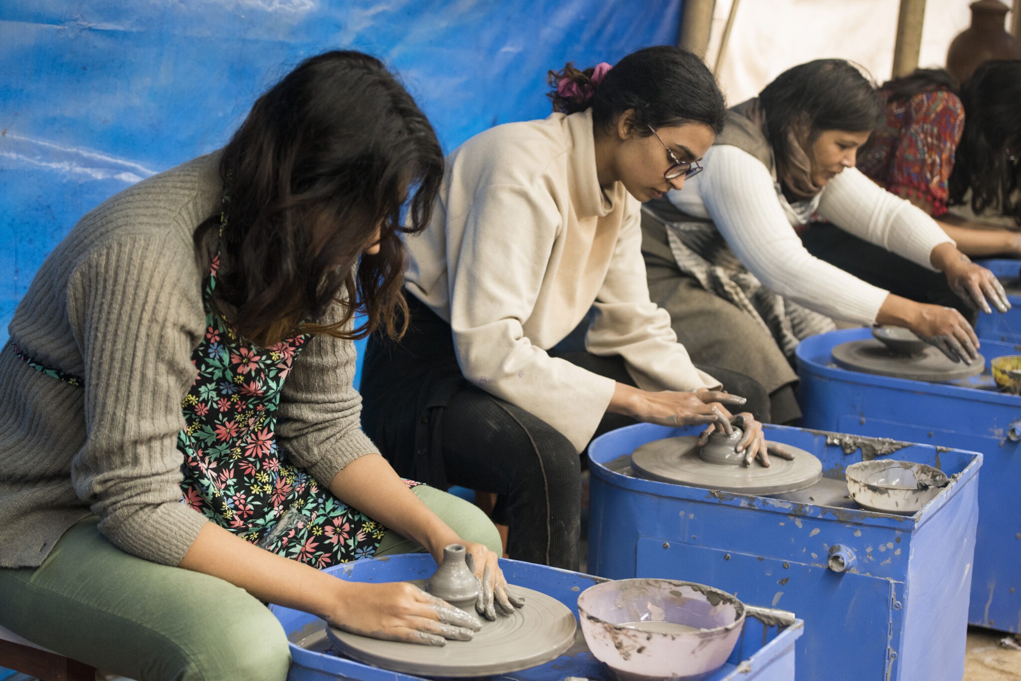 Pottery Session - Zorba The Buddha